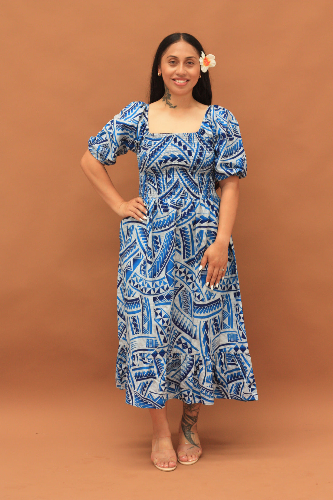 Kalavata Women's Royal Blue Dress FB1732 – Pacific Way Gift Shop