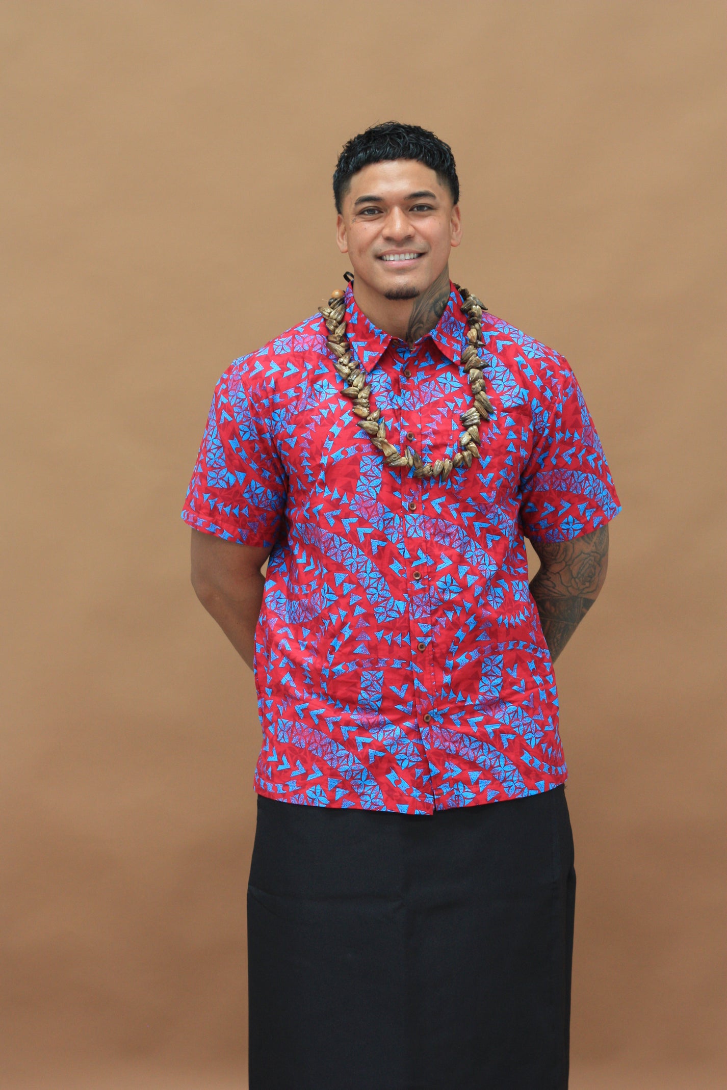 Kalavata Men's Plum Shirt FB1720 – Pacific Way Gift Shop