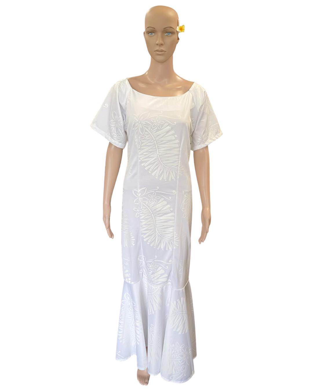 Polynesian Fashion Women's White Elei Dress – Pacific Way Gift Shop
